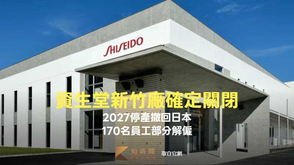 資生堂新竹廠確定關閉！2027停產撤回日本 170名員工部分解僱｜知新聞